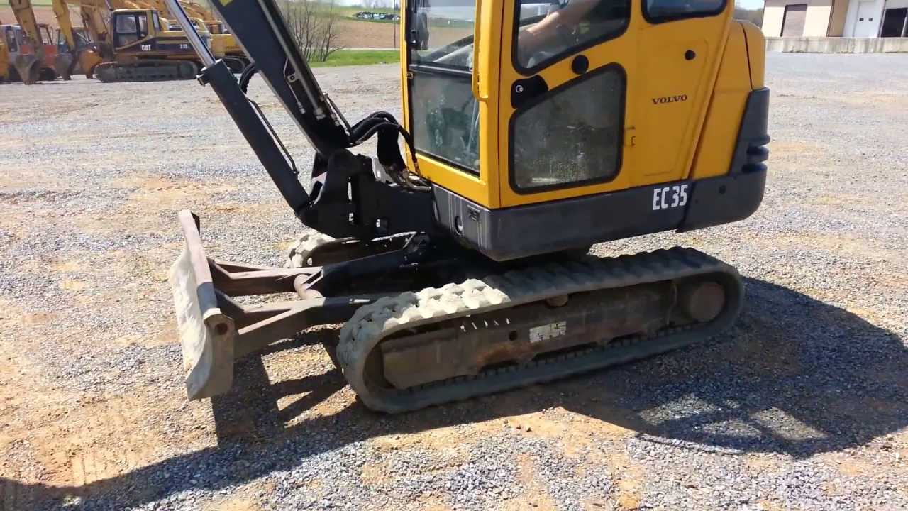 volvo ec35 excavator problems and solution